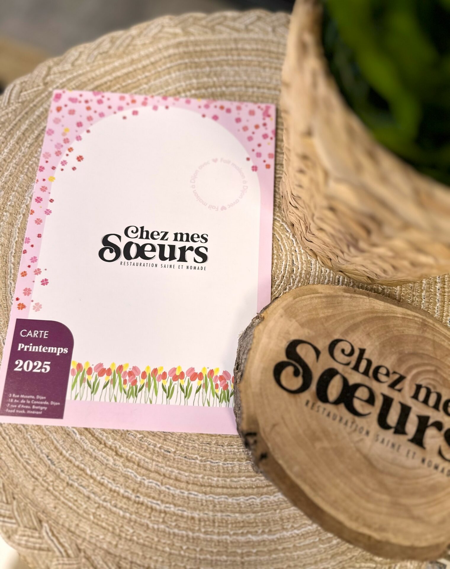 Chez Mes Sœurs | Nouvelle carte de printemps